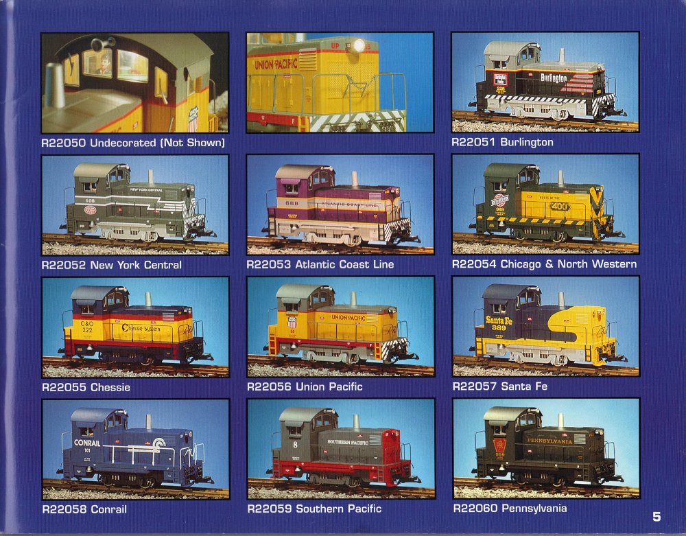 2000-2001 USA Trains Catalog